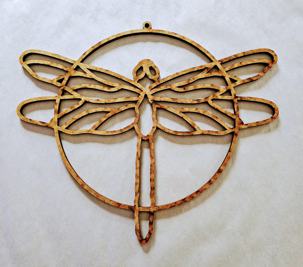 Crystal Dragonfly Suncatcher Art Kit – Erie Crushed Glass & Resin Art Kits